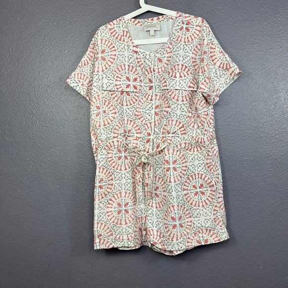 Cleobella | Pants & Jumpsuits | Cleobella Romper Size Large Boho Pink ...